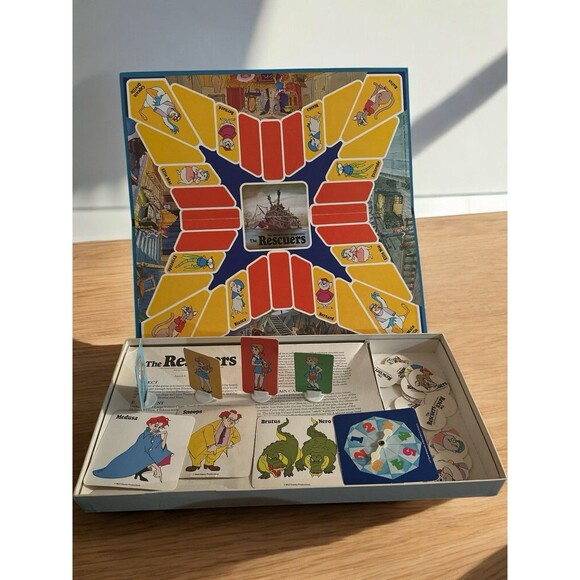 Parker Brothers | Games | Vintage The Rescuers Kids Easy Play Board ...